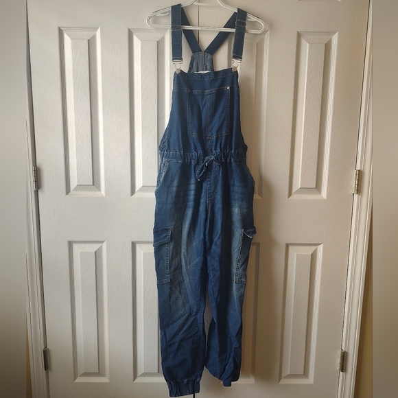 Almost Famous | Pants & Jumpsuits | Large Overalls | Poshmark